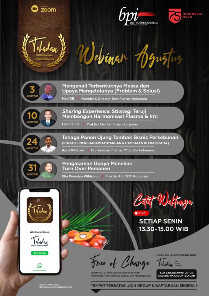 Webinar Teladan BPI | Best Planter Indonesia