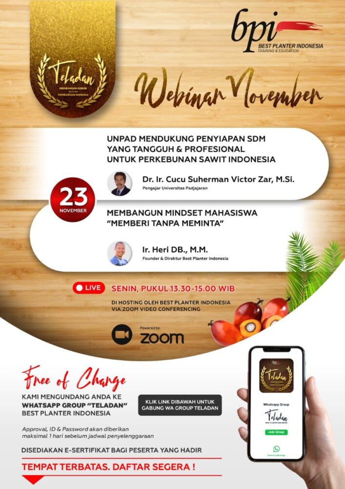 DISKUSI PANEL DUNIA PENDIDIKAN PERKEBUNAN | Best Planter Indonesia